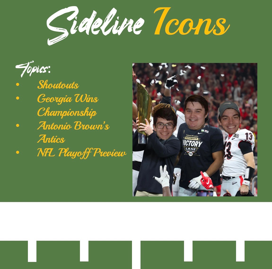 Sideline Icons #81- NFL Playoffs Preview – Icon Sports